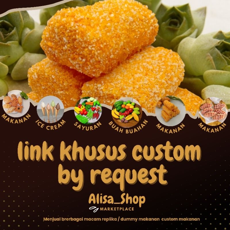 Jual Custom Dummy Food by reques replika makanan dummy makanan | Shopee ...