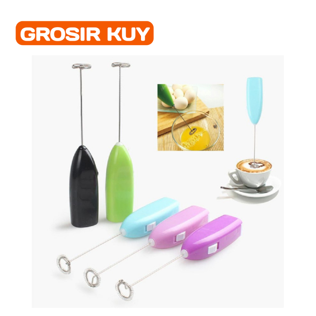 Jual G421 Hand Mixer Mini / Milk Frother / Pengocok Telur Minuman Elektrik | Shopee Indonesia