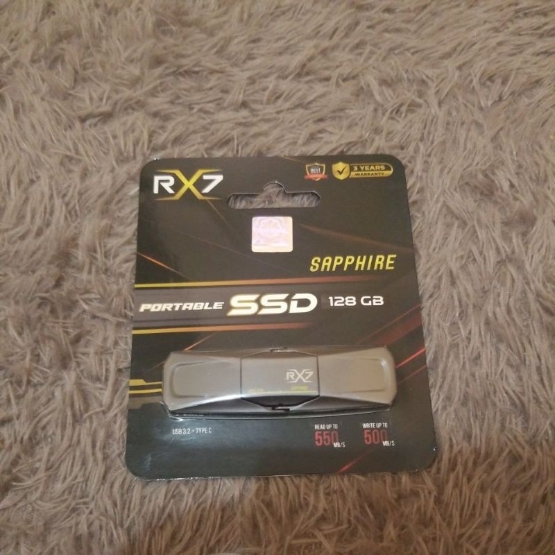 Jual SSD RX7 Sapphire USB 3.2 Type C 128gb 256 gb | Shopee Indonesia