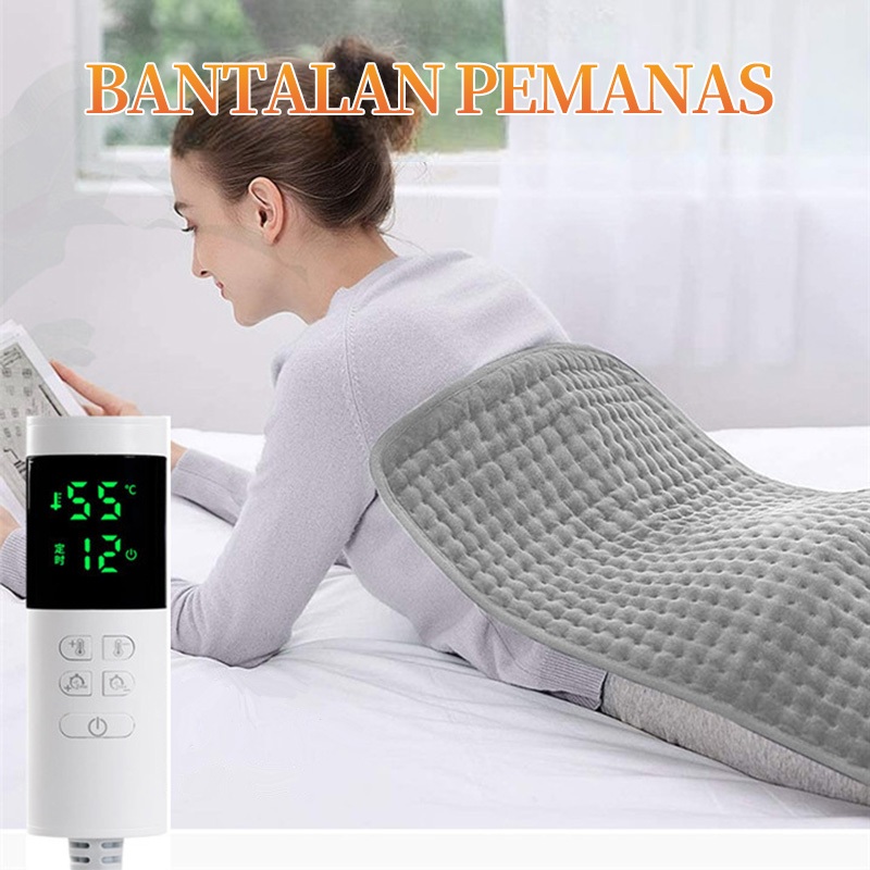 Jual bantal panas terapi kesehatan/[60x30cm] heating pad /alat terapi ...