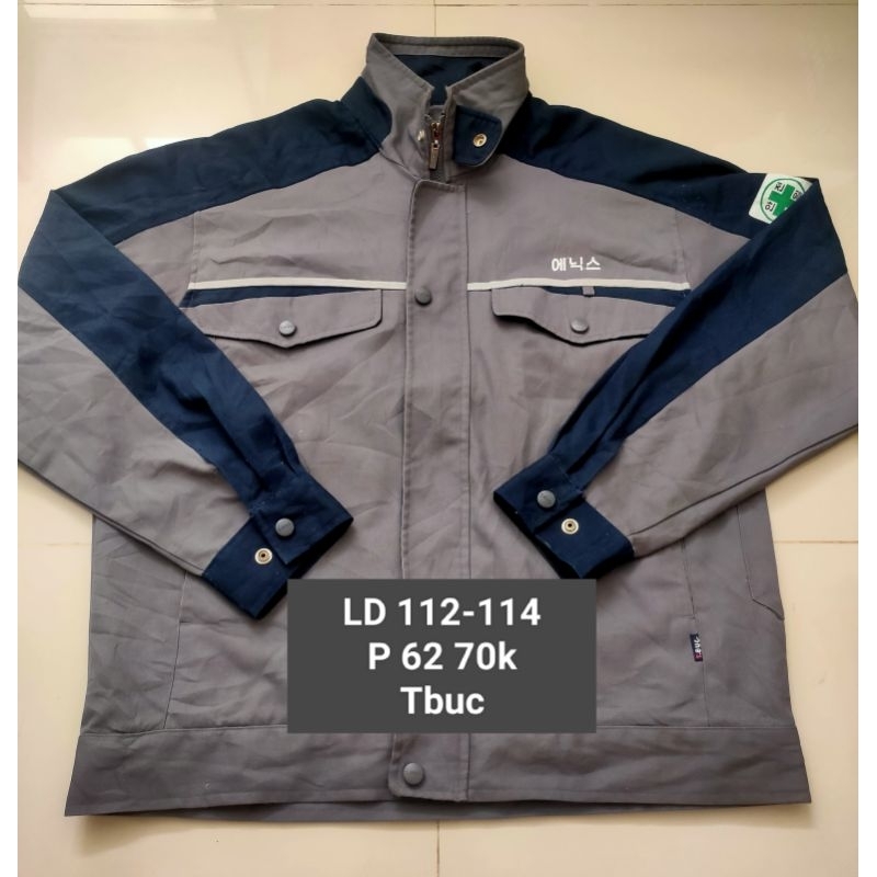 Jual Work Jacket Tbuc Grey Navy | Shopee Indonesia