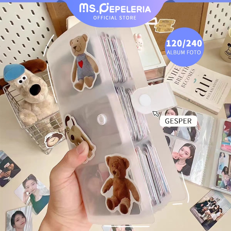 Jual album foto polaroid 2R/kolbuk photocard 120/240 Slot/tempat ...