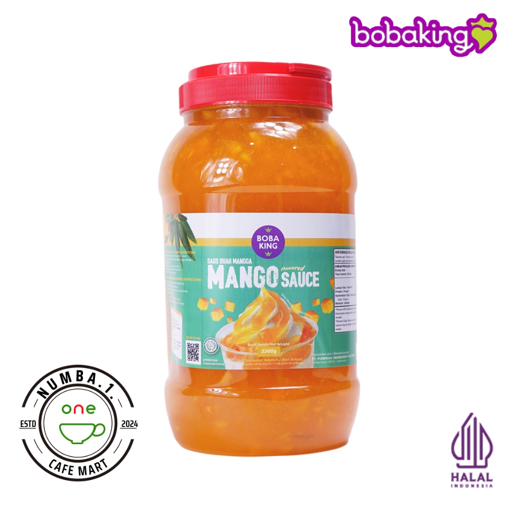 Jual 2.3kg Bobaking Mango Sauce (saus mangga) | Shopee Indonesia