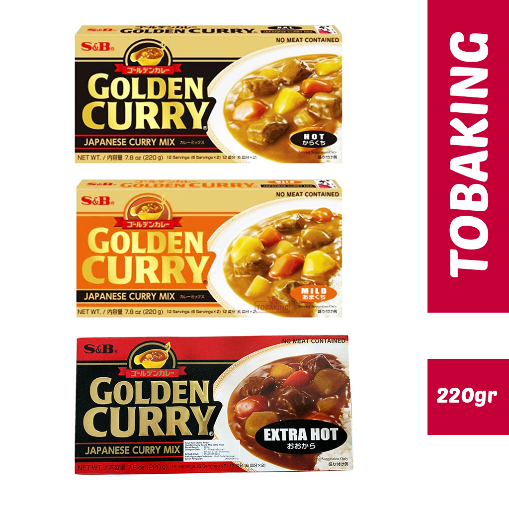 Jual S&B Golden Curry Sauce Mix 220gr Bumbu dapur saus kari kare Jepang ...