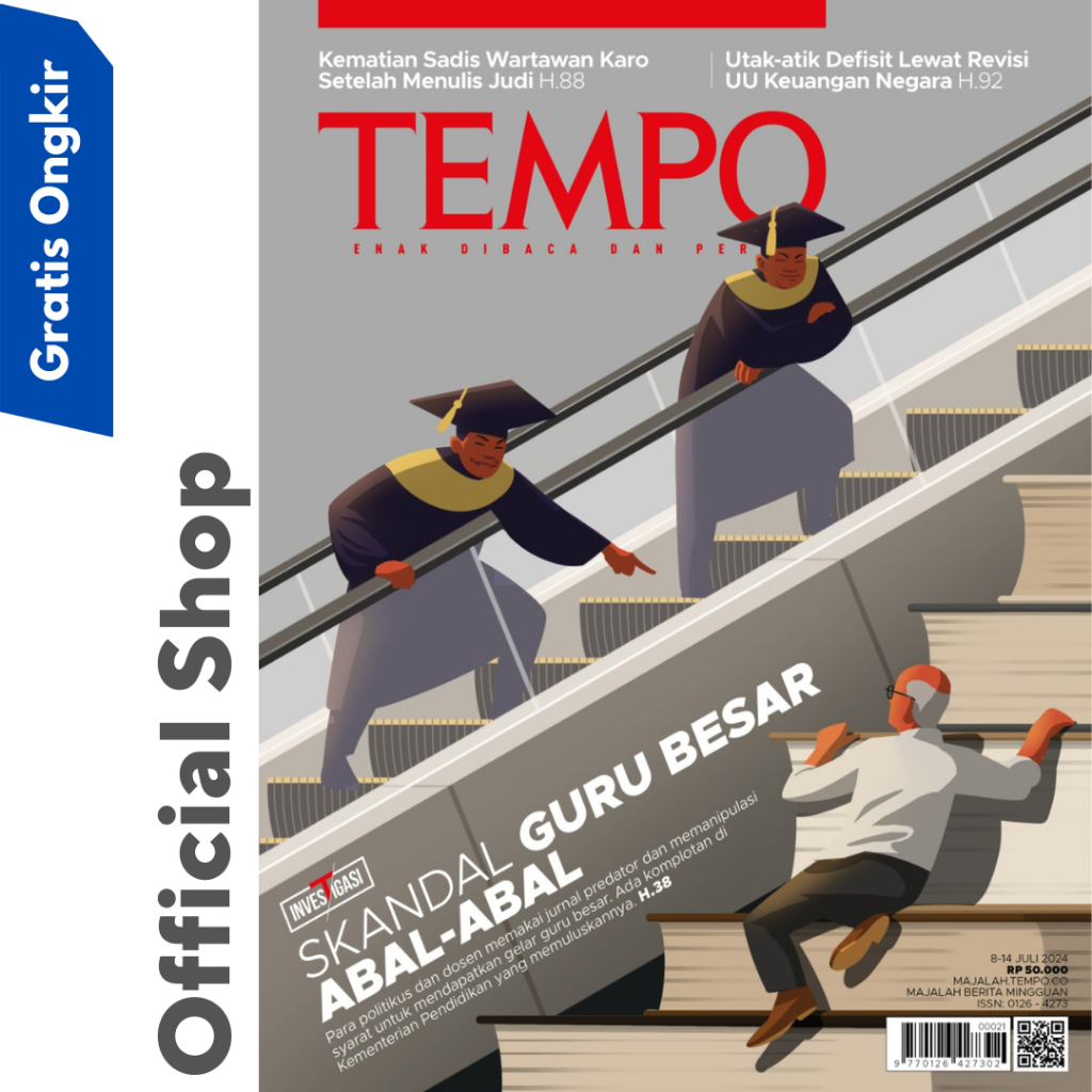 Jual Majalah Tempo Ed 5321 SKANDAL GURU BESAR ABAL ABAL ( 8 Juli 2024 ) | Shopee Indonesia