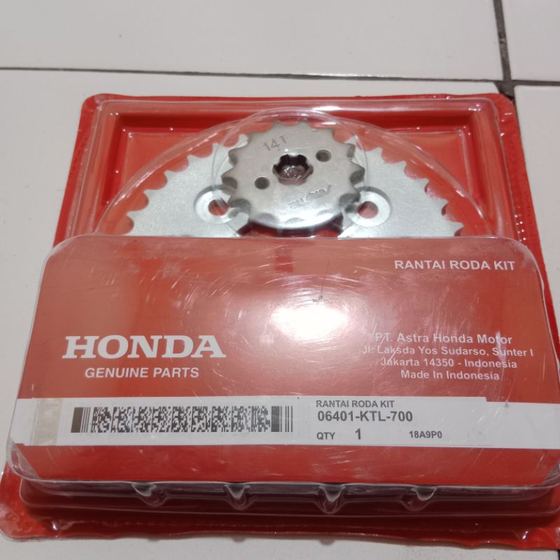 Jual gear set+rante,supra x 125 karisma revo lama supra fit new-KTL | Shopee Indonesia