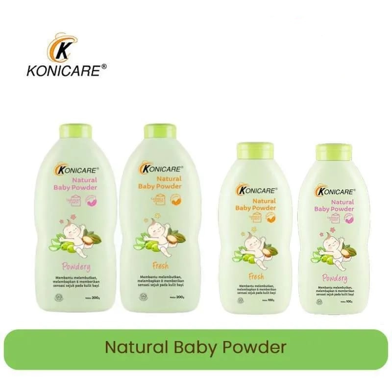 Jual Konicare Natural Baby Powder Fresh dan Powdery 100g / 200g ...