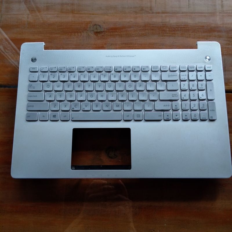 Jual casing palmrest asus n550 n550jv r552j keyboard no cek | Shopee ...