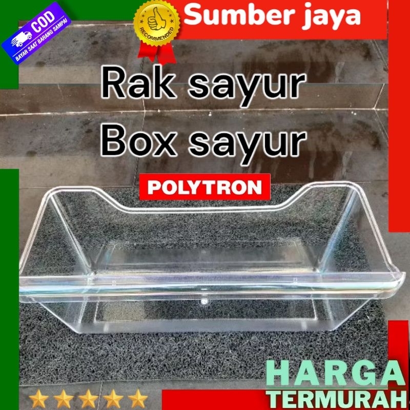 Jual Rak Sayur Box Sayur kulkas polytron 1 pintu dan 2 pintu ORIGINAL ...