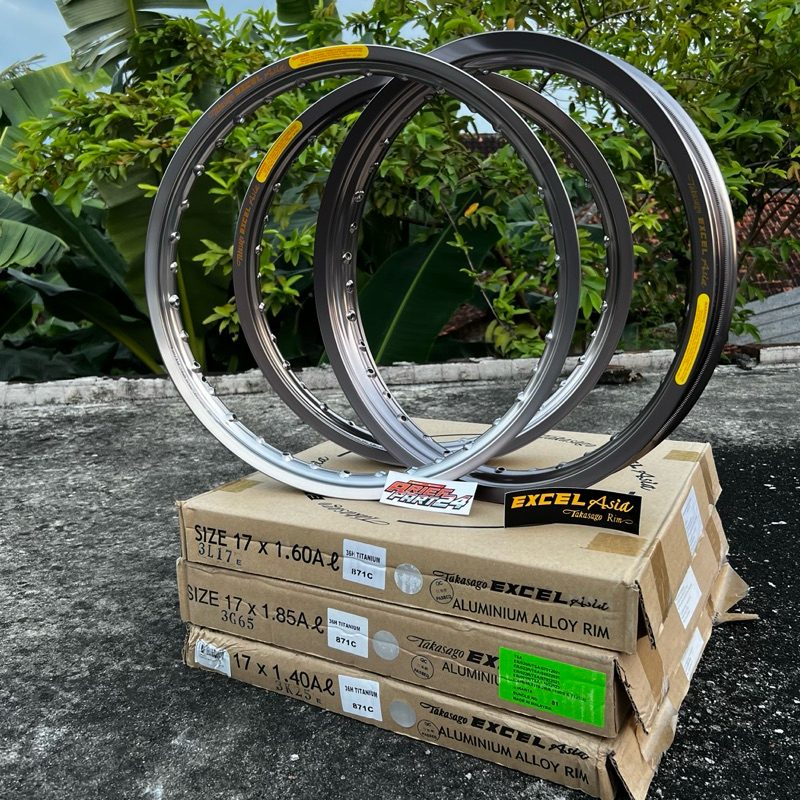 Jual velg takasago titanium excel ukuran 160/185-17 original | Shopee ...