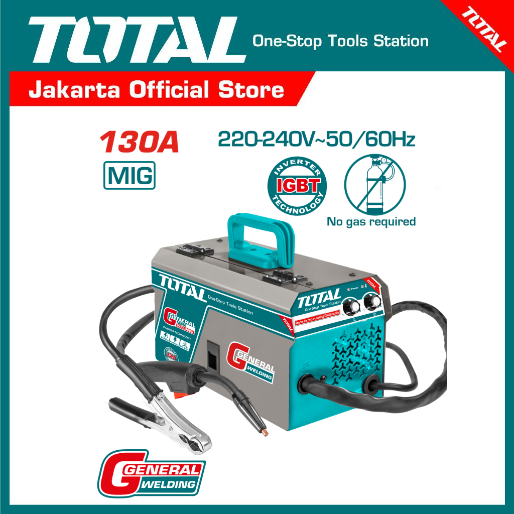 Jual TOTAL Inverter flux cord arc welding (FCAW) machine TFC13012 ...