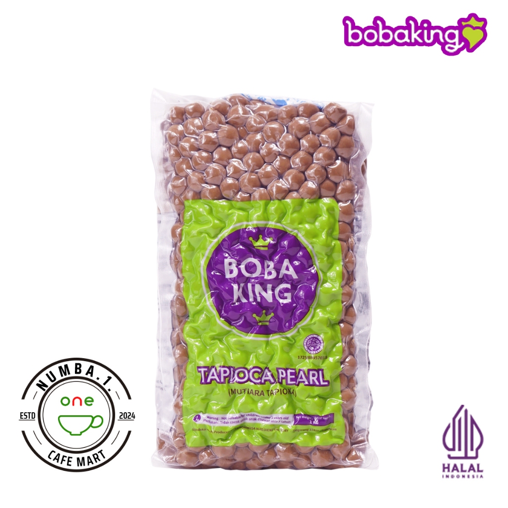 Jual 1kg Bobaking Boba Maple (Brown Sugar) Original Tapioca Pearl ...