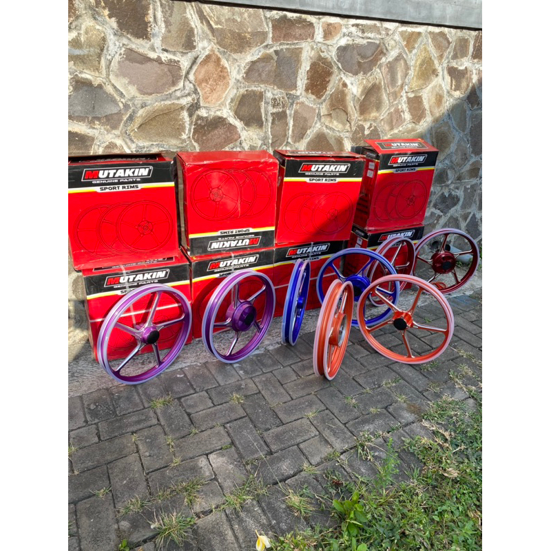 Jual velg veleng mutakin 511 dan 525 jupiter vega fiz R force1 ukuran 140 160 17 dan 160 160 17 ...