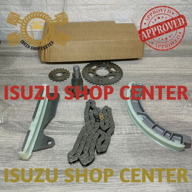 Jual TENSIONER RANTAI KETENG TIMING CHAIN KIT SET ISUZU DMAX 4JK MUX ...