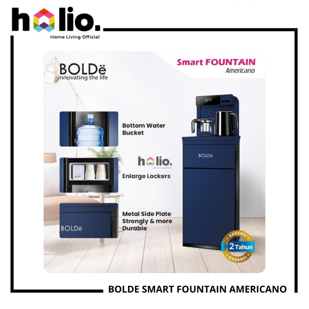 Jual BOLDe Smart Fountain Americano Dispenser Galon Bawah Panas Dingin ...