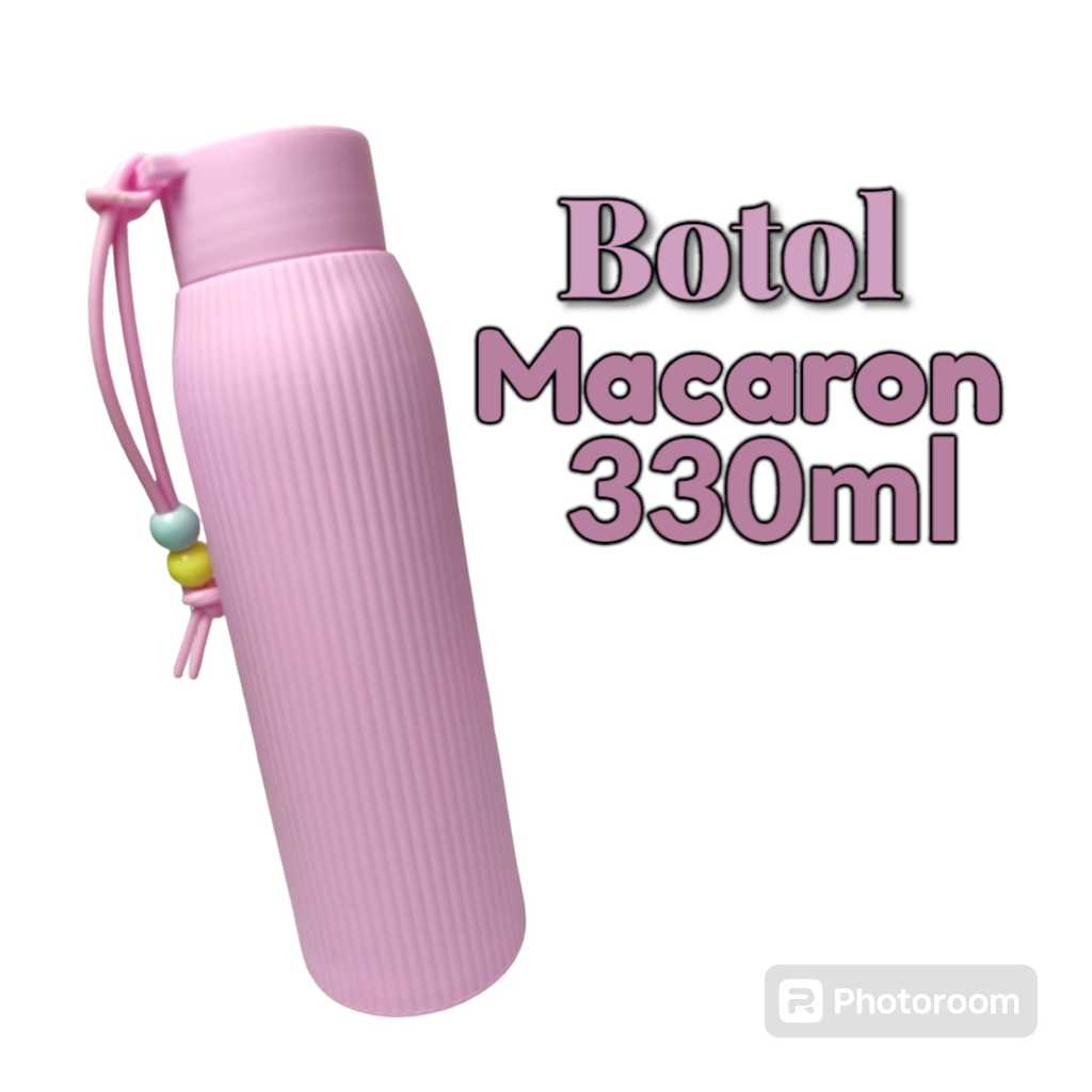 Jual Botol Macaron Manik Korea NON BOX | Tumbler Aesthetic Kaca Korea ...