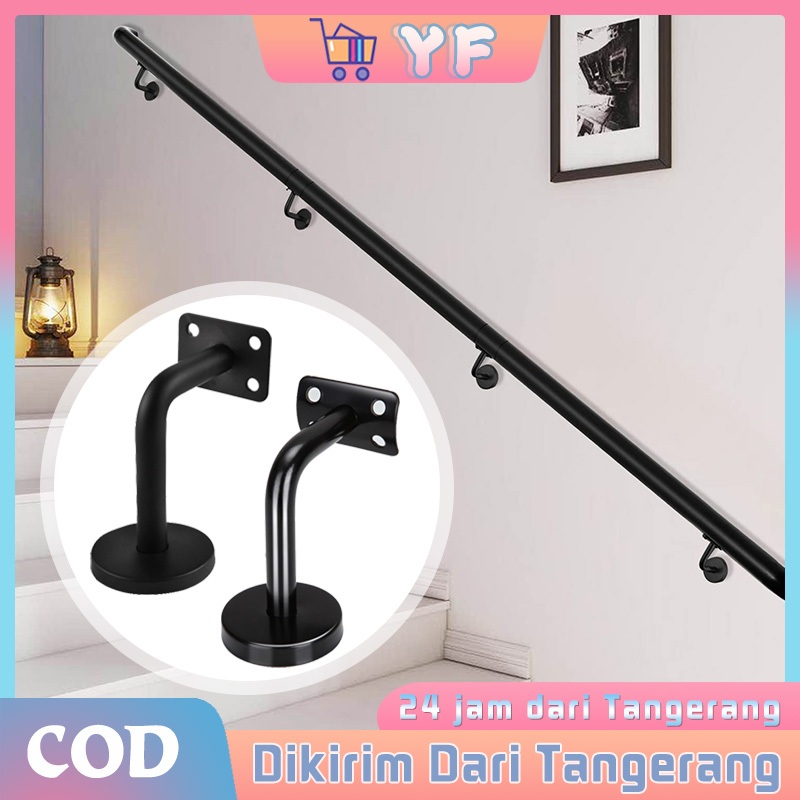 Jual Bracket Handrail Railing Tangga Stainless Flat Dan Curved Untuk ...