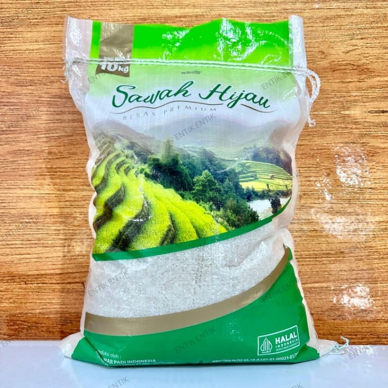Jual Beras Sawah Hijau Premium 5kg | 10kg | Shopee Indonesia