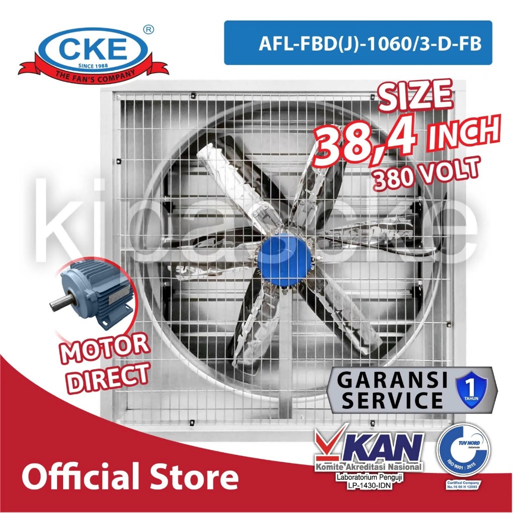 Jual CKE Axial Fan Low Noise AFL-FBD(J)-1060/3-D-FB Size 38.4 Inch 380V ...