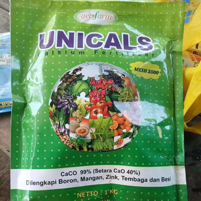 Jual UNICALS Calsium Fertilizer CaCo 99% (Flexs)Dilengkapi Boron,Mangan ...