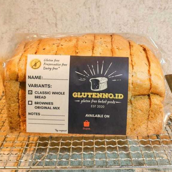 Jual Roti Gluten Free - Classic Whole Bread - Tanpa Gluten (Ready Stock ...
