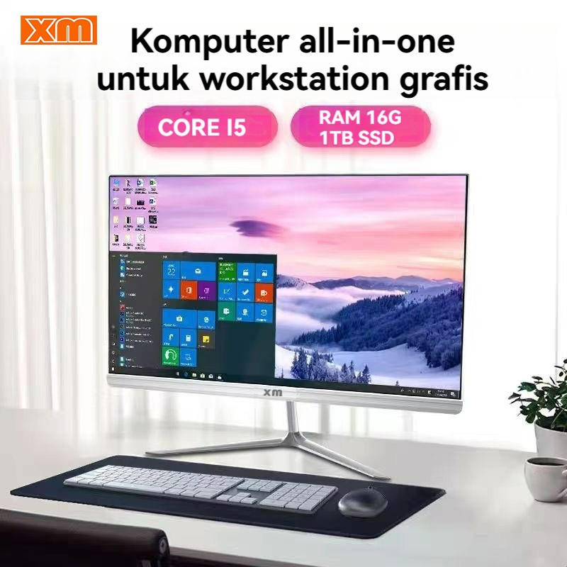 Jual Komputer PC all-in-one merek XM yang baru, dilengkapi dengan ...