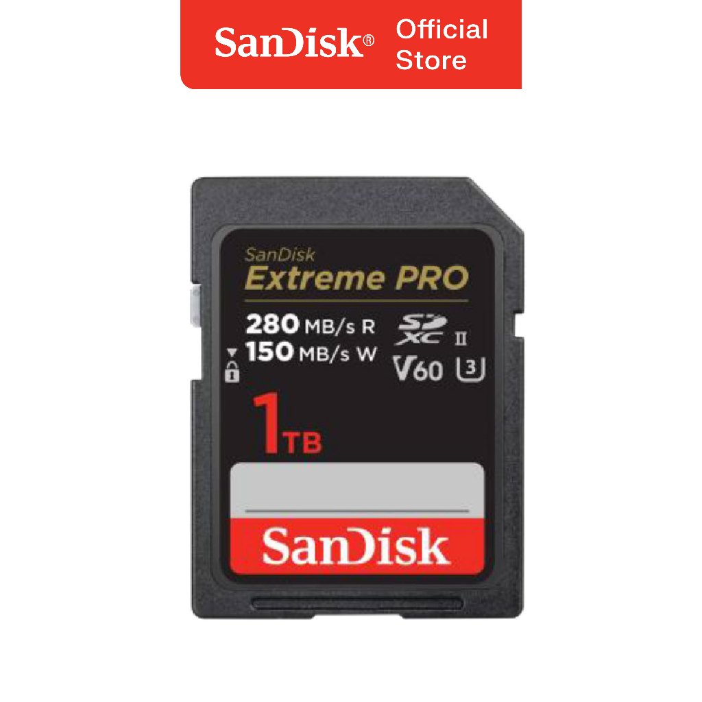 Jual SanDisk SDXC Card Extreme Pro 1TB UHS-II U3 V60 for 4K UHD (Up to ...