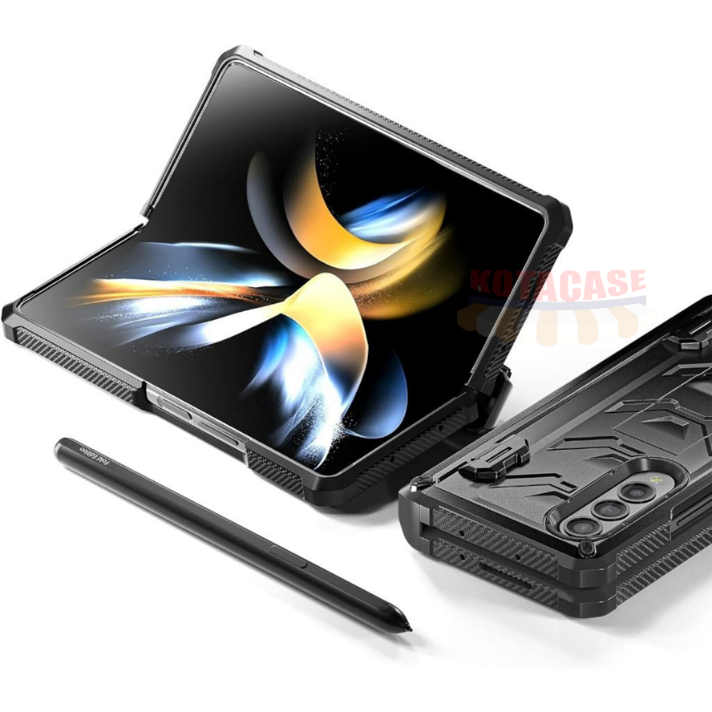 Jual Casing Samsung Galaxy Z Fold 3 Z Fold 4 Z Fold 5 Case Rugged Hybird Armor Standing ...