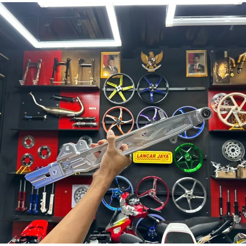 Jual swing arm lengan ayun mutakin fizr fiz forceone jupiter z long arm ...
