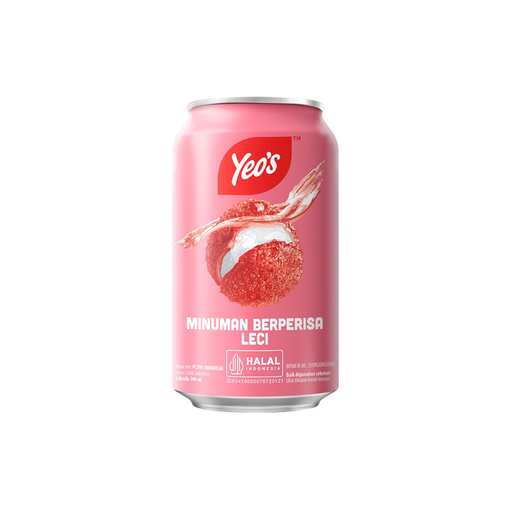 Jual Yeos Minuman Kaleng Leci 300ml - 24 pcs | Shopee Indonesia