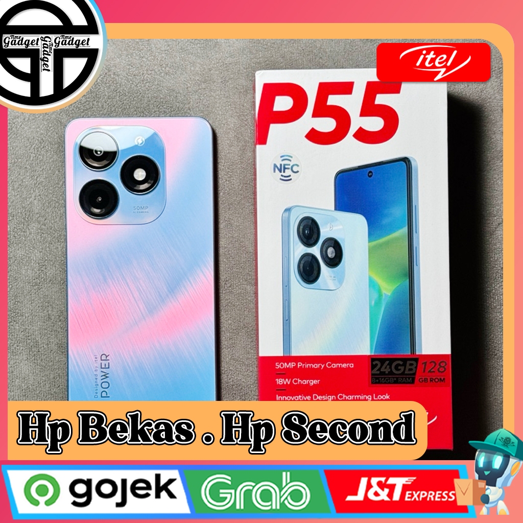 Jual iTel P55 4G Ram 8/128GB | Ram 8/256GB Second Original Resmi Indonesia | Shopee Indonesia