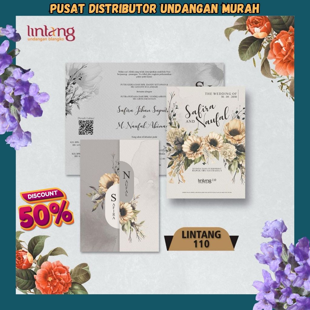 Jual Blangko Undangan Lintang 110 | Blangko Undangan Murah Blangko Undangan|Blangko Kosong Harga ...