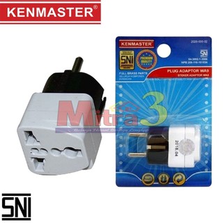 Jual KENMASTER Plug Adaptor WA9 Steker Colokan Converter Kaki 3 Ke 2 ...