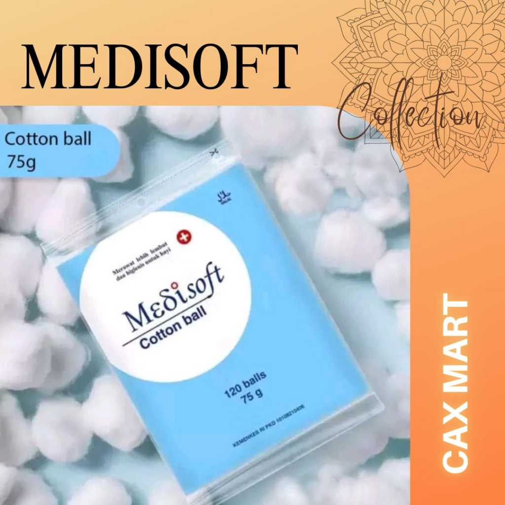 Jual MEDISOFT Cotton Ball 120 Balls | Shopee Indonesia