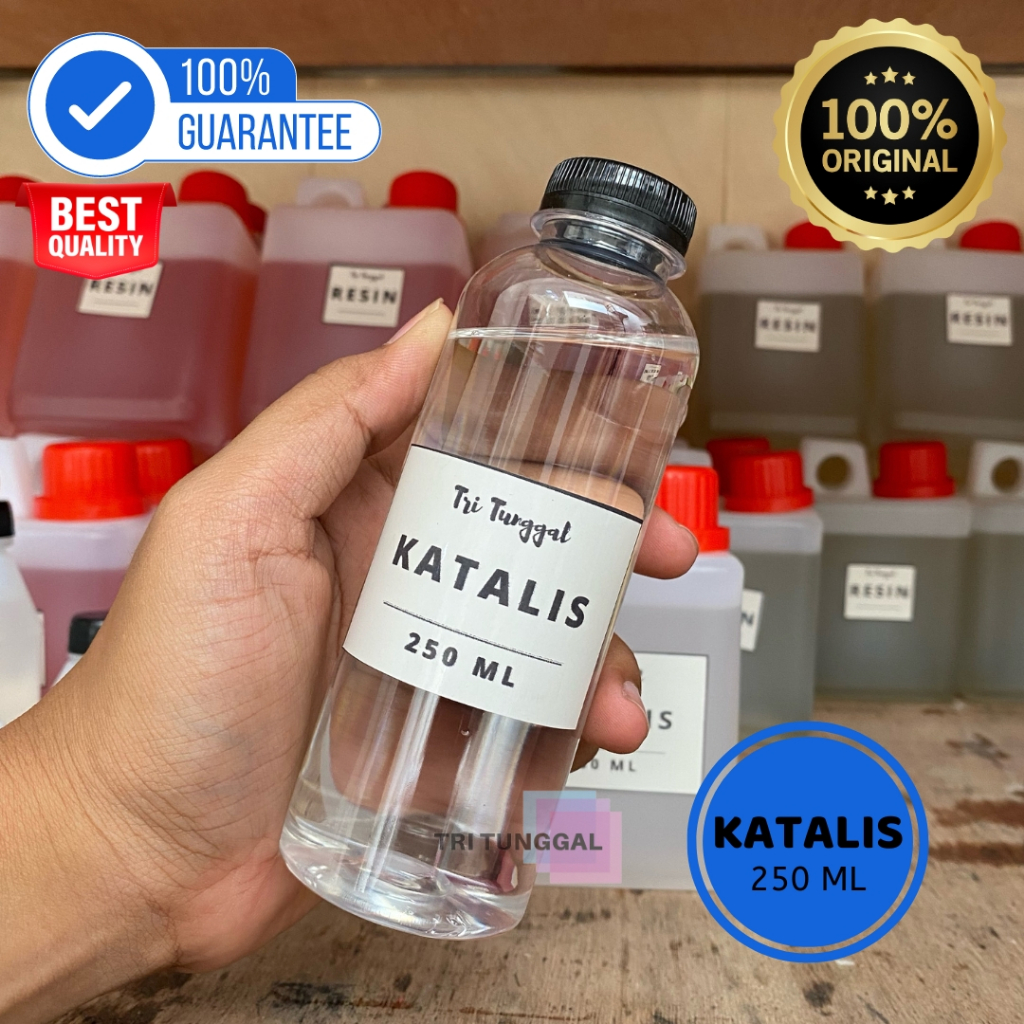 Jual Katalis 250ml Resin Cepat Keras Pengeras Catalis Fiber Acrylic DIY ...