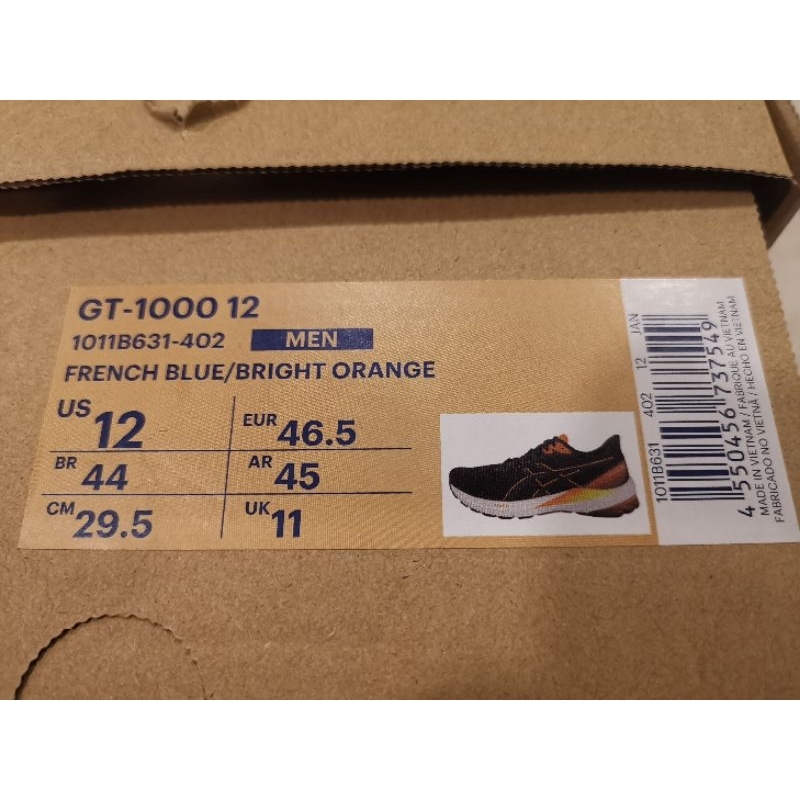 Jual Asics Running Shoes GT-1000 12 Men Sepatu Lari | Shopee Indonesia