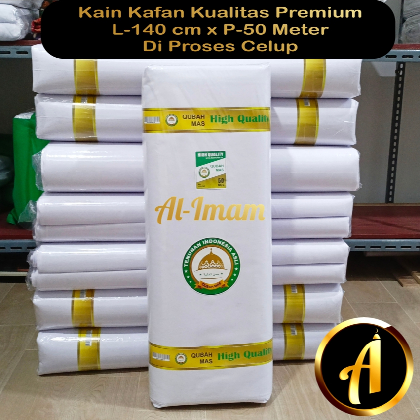 Jual Kain Kafan 1 Roll Lebar 140 cm X Panjang 50 Mtr Kualitas Premium ...