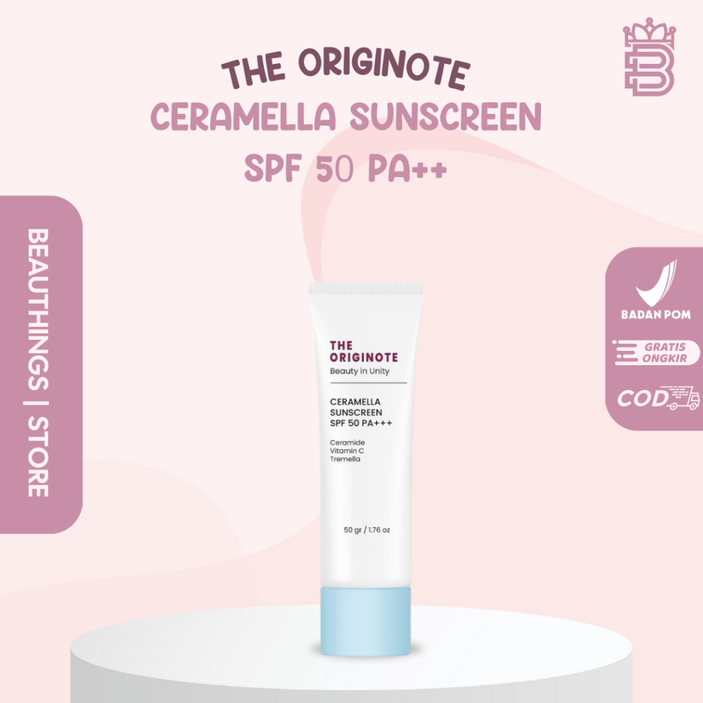 Jual The Originote Ceramella Sunscreen SPF 50 PA++++ 50 gram READY ...