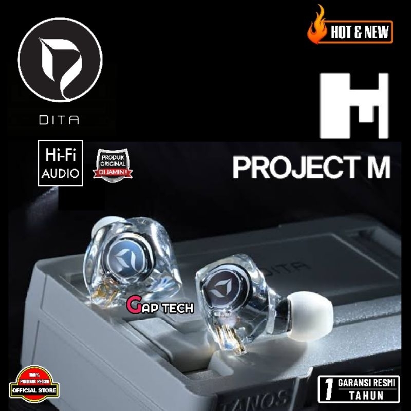 Jual Dita Project M Hybrid Dynamic Driver + Balanced Armature In Ear ...