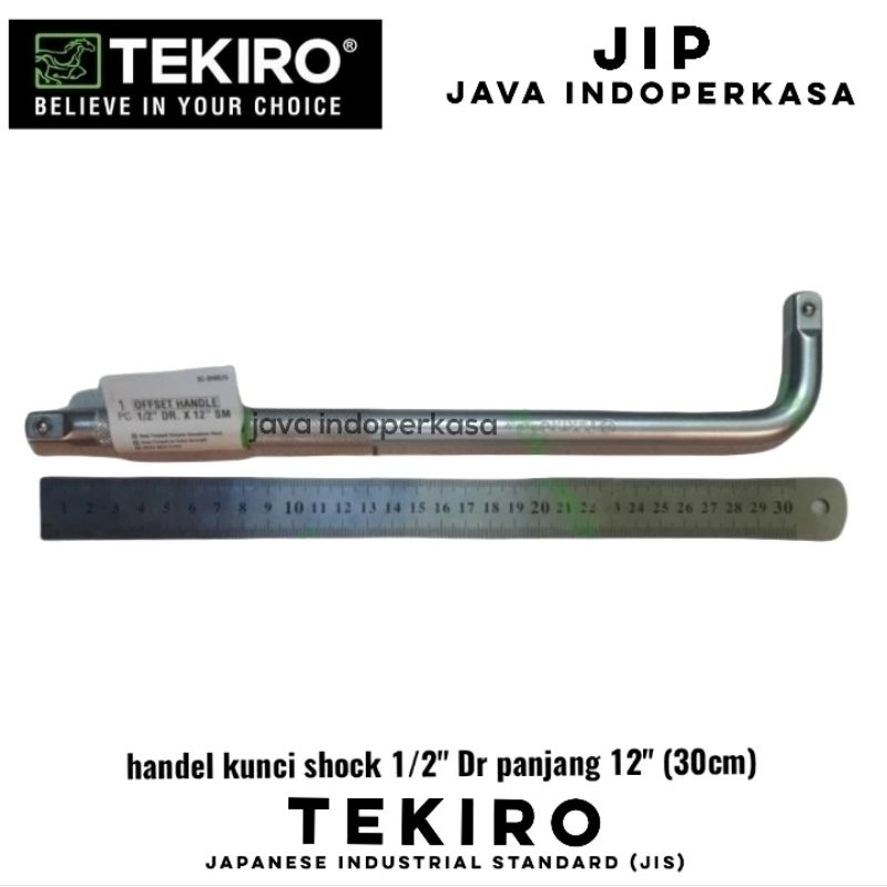 Jual TEKIRO SC-OH0575 offset handle 1/2 panjang 12 inch stang shock ...