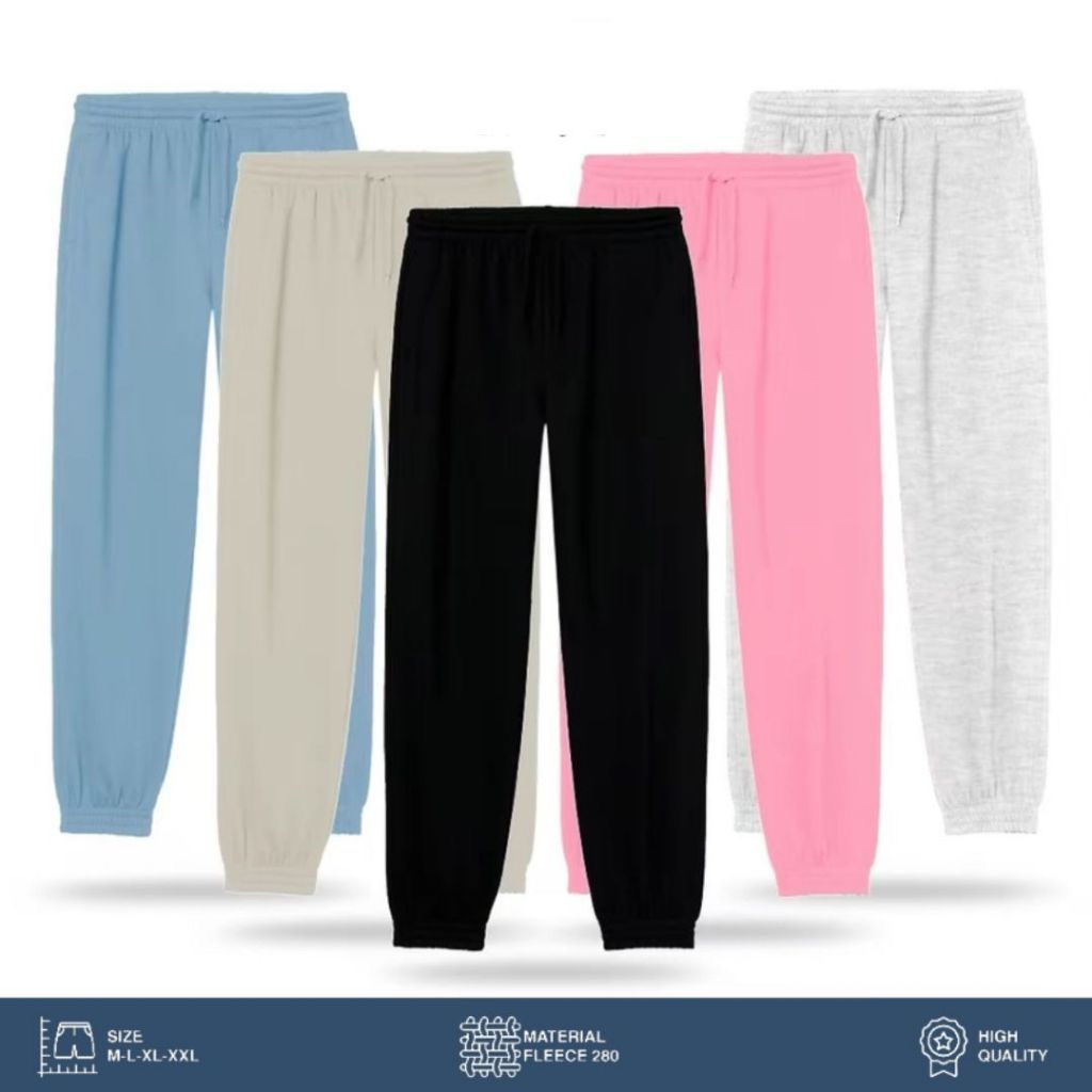 Jual Celana Jogger Pria Wanita Sweatpants Joger | Celana Jogger Unisex | Celana Panjang Training ...