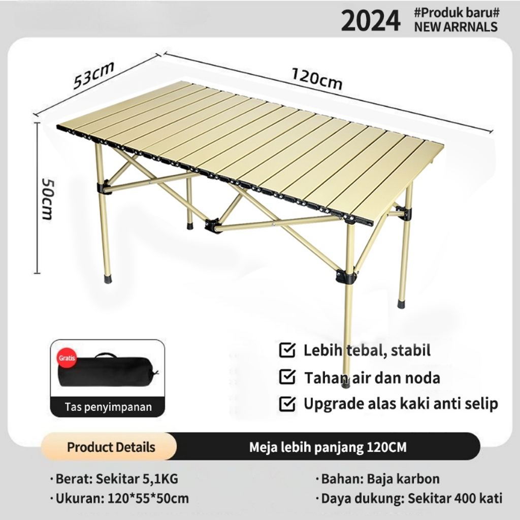 Jual Meja lipat outdoor/Meja lipat camping/Meja outdoor camping/Meja ...