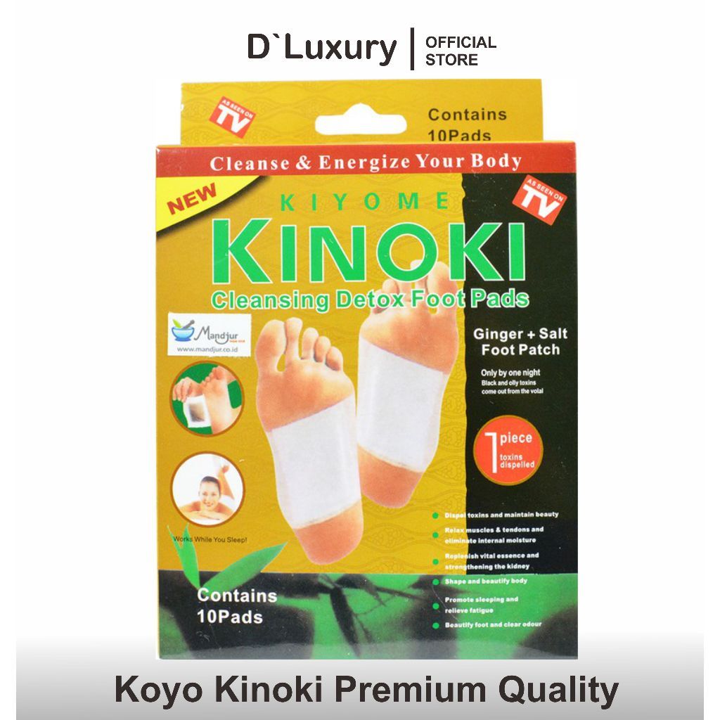 Jual Kinoki Gold Detox Kaki Original 1 Pack Isi 10 Pcs | Shopee Indonesia