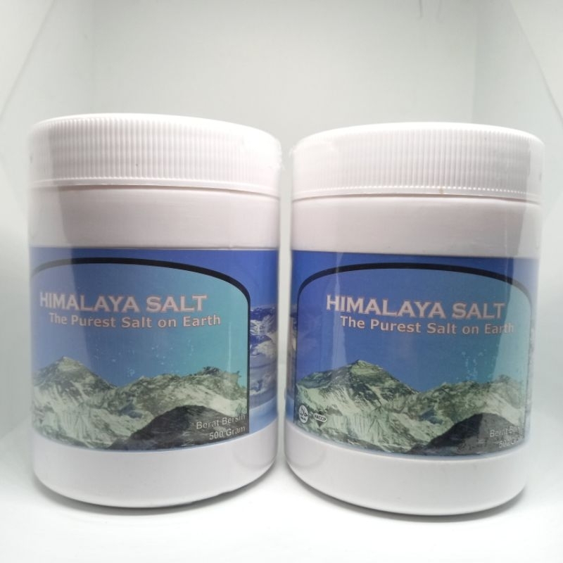 Jual Garam Himalaya Salt 500 gram Toples Asli Original - Pink Himalayan ...