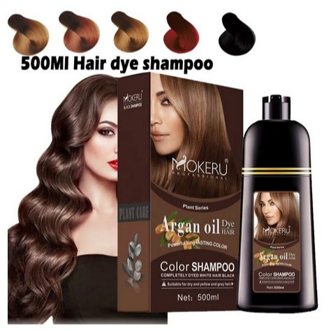 Jual Bisa Cod Mokeru Shampoo Hair Color Sampo Pewarna Rambut Permanen ...