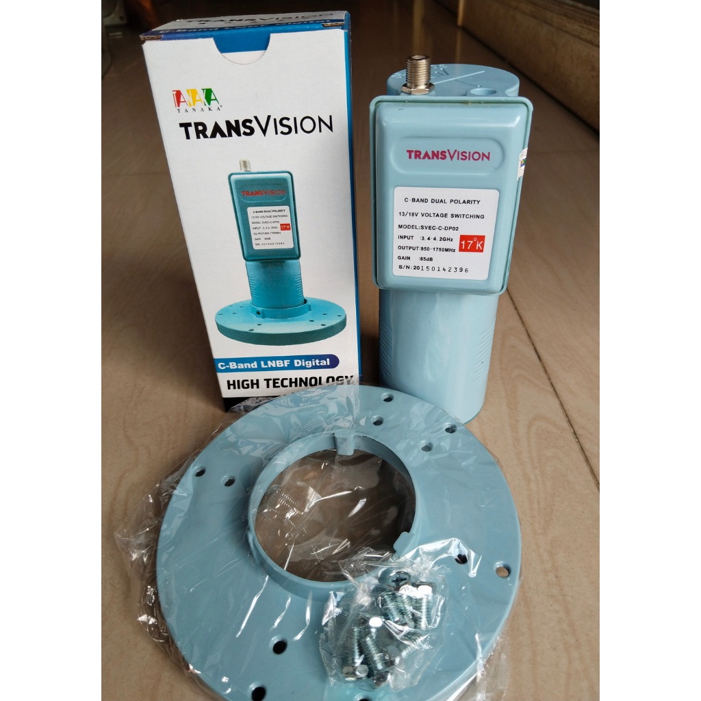Jual LNB C-Band Single Transvision TANAKA 17k | Shopee Indonesia