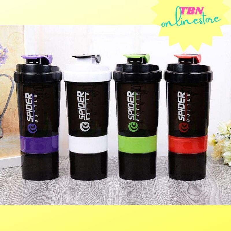 Jual SPIDER Bottle Cup Botol Minum Shaker 600ml smart Gym Bottle Milk ...