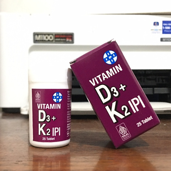 Jual Vitamin D3 + K2 ipi isi 25 tablet | Shopee Indonesia