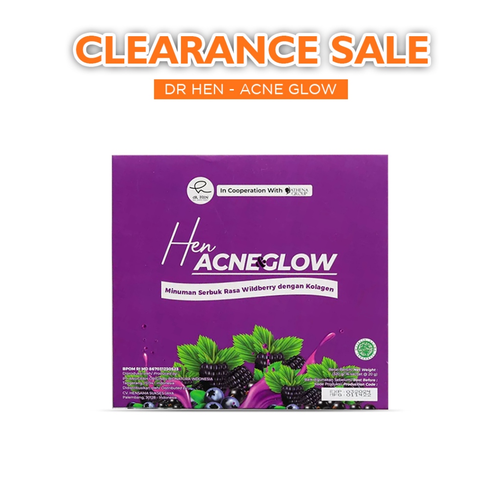 Jual dR Hen Acne & Glow 1 Box - Suplemen Jerawat | Obat Minum Jerawat ...
