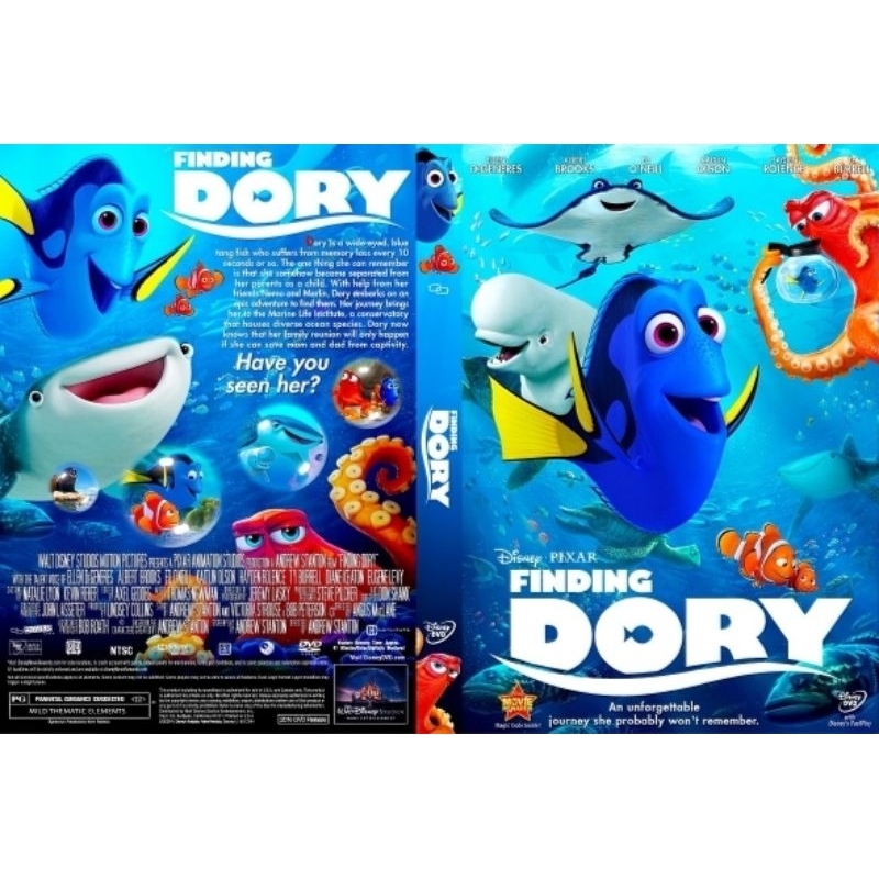 Jual Kaset Film Disnep Pixar Finding Dory Dubbing Suara Bahasa ...